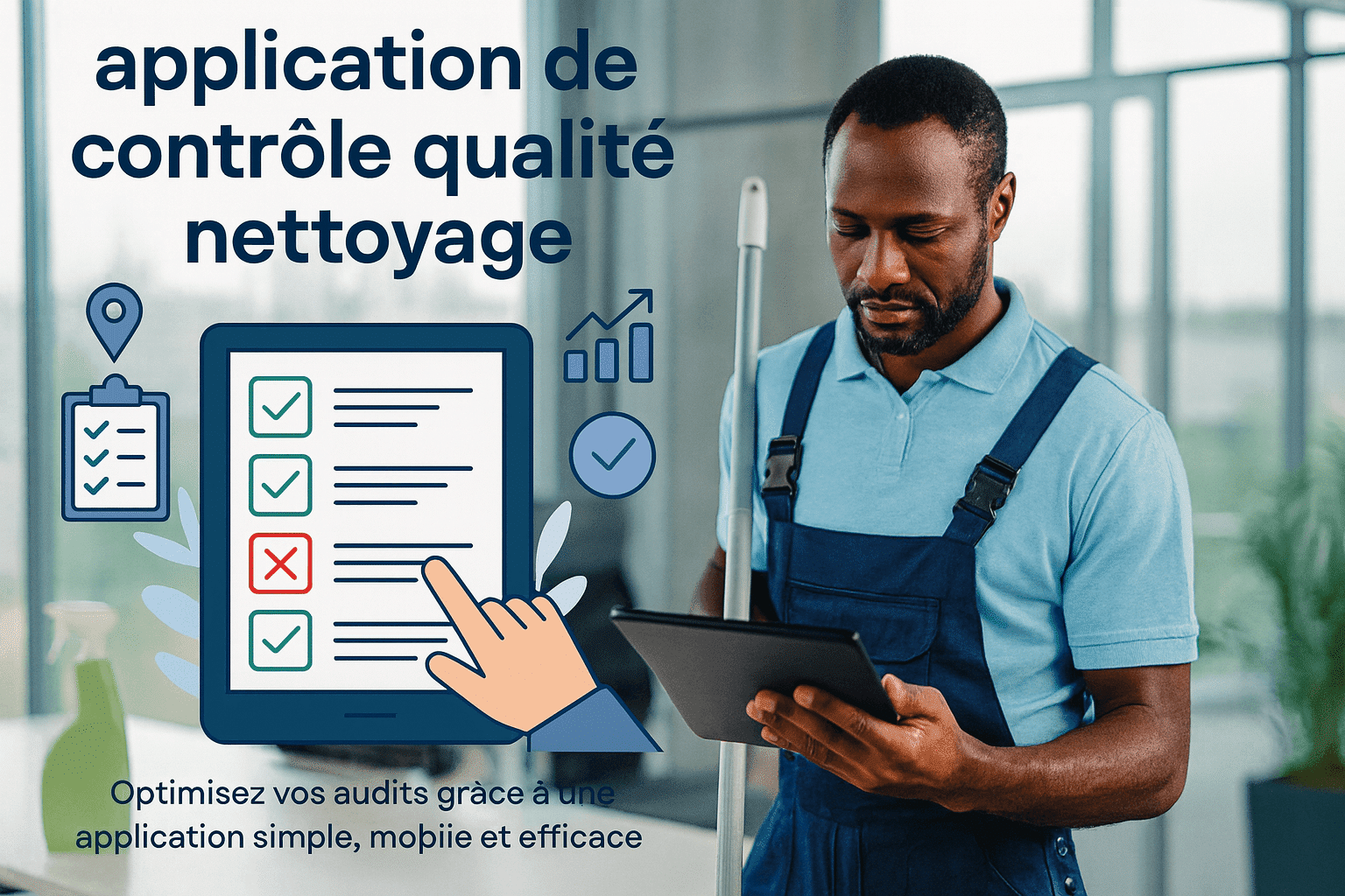 Application contrôle qualité nettoyage : guide complet et comparatif
